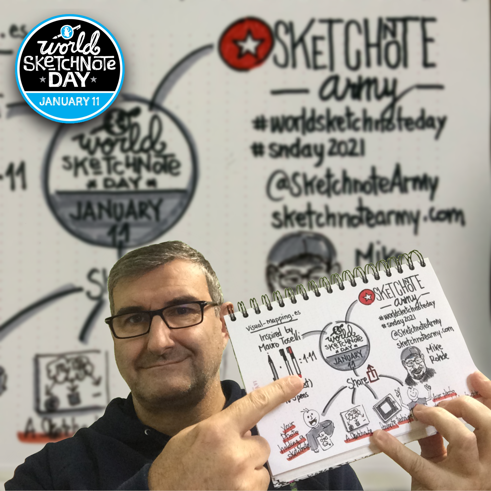 World SketchNote Day – 11 January | Don't Give up!